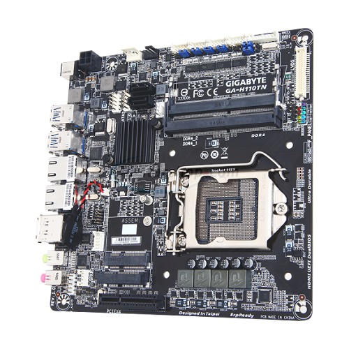 Gigabyte GA-H110TN-GSM PLUS H110 LGA1151 Mini-ITX motherboard - (Discontinued)